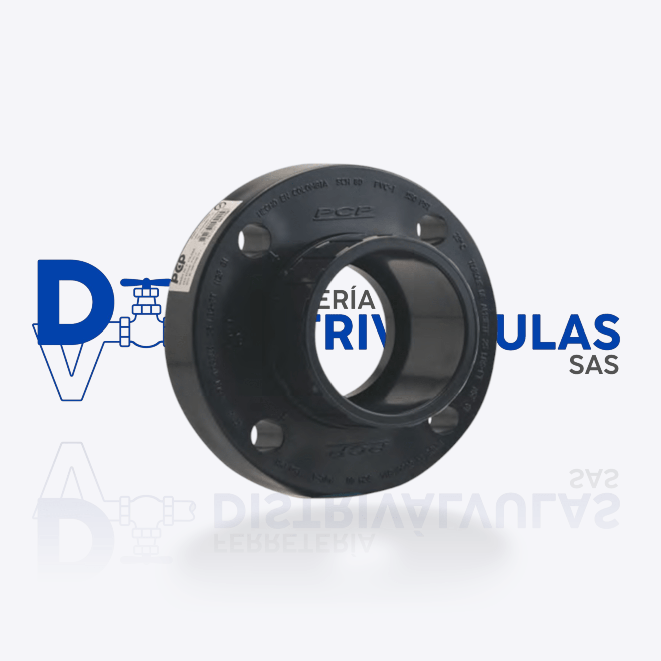 BRIDA PVC SCH80 SOLDAR - Distriválvulas